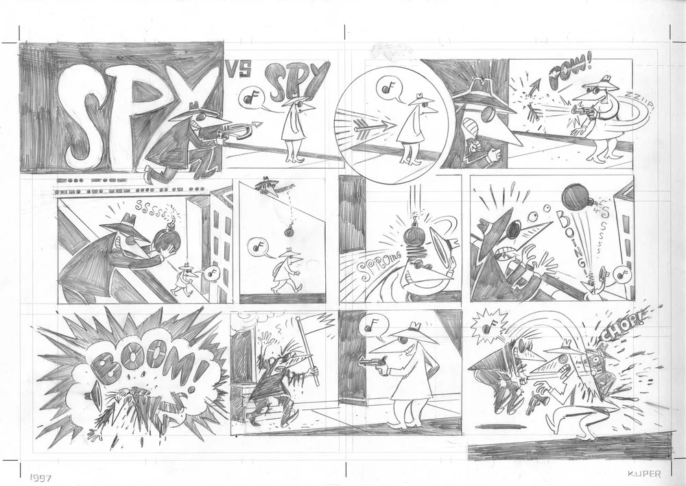 Spy vs. Spy Pencils — Peter Kuper | Peter Kuper Art