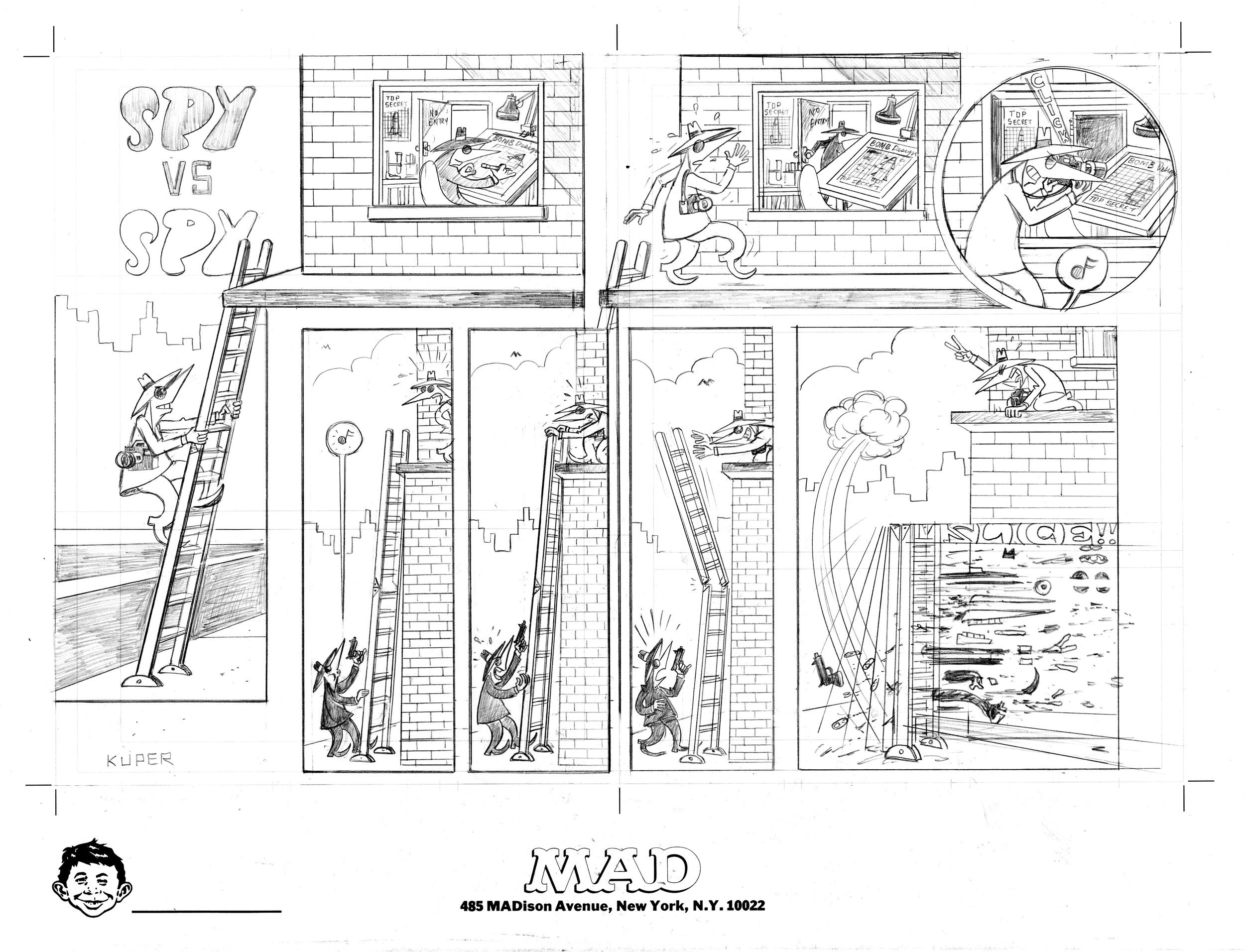 Spy vs Spy Pencils — Peter Kuper | Peter Kuper Art