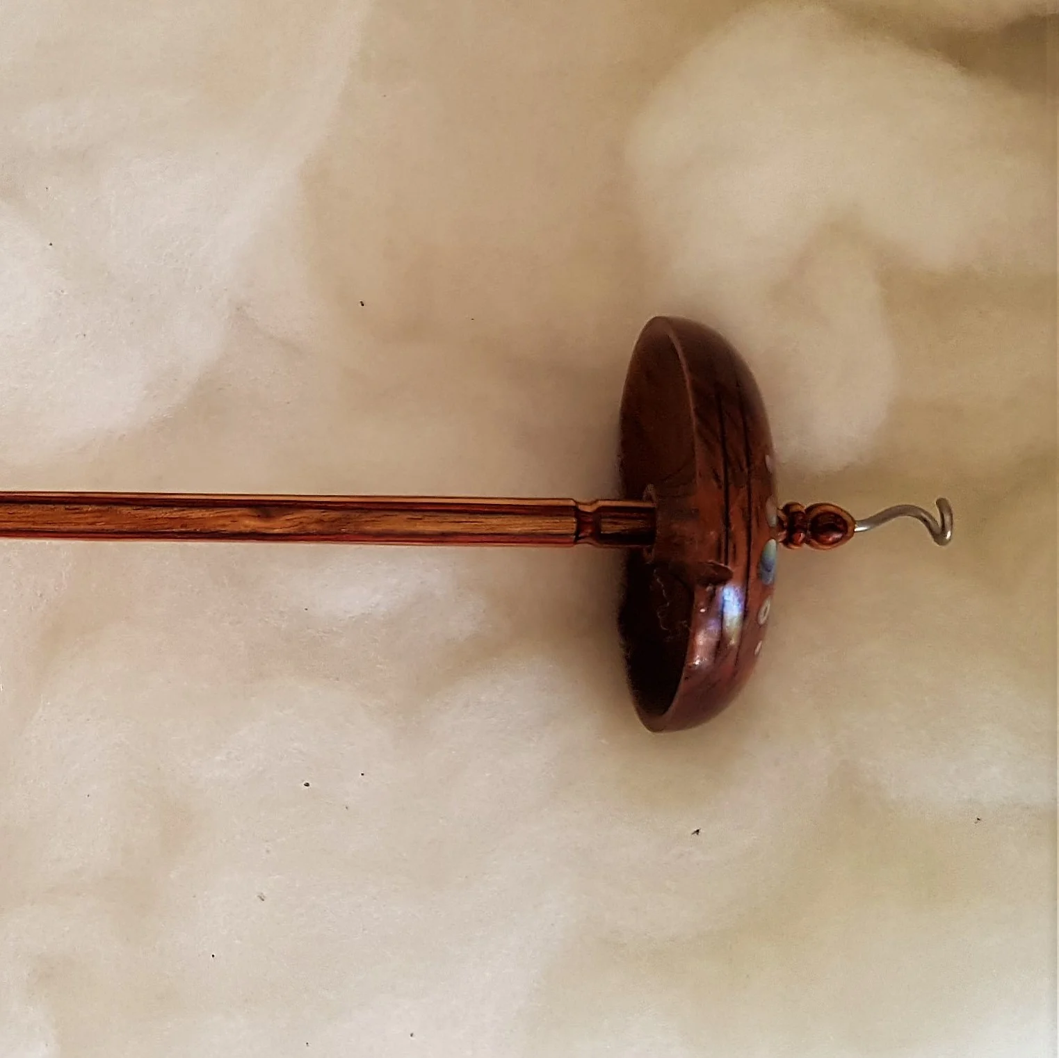 Signature Series - Medium light weight top whorl drop spindle in Tiger ...