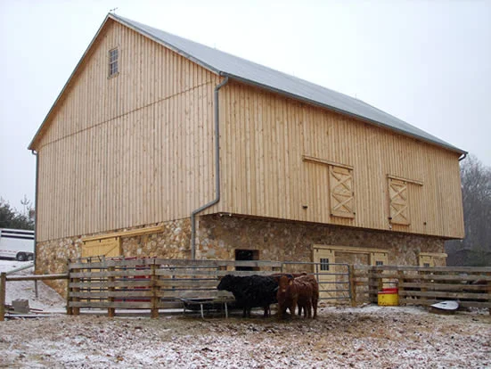 Post and Beam Bank Barns | Groffdale Barns - Modular Barns and Amish ...
