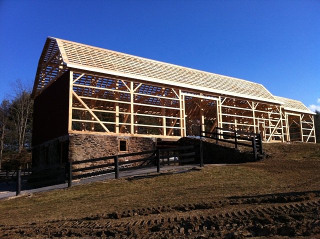 Post and Beam Construction Details — Groffdale Barns