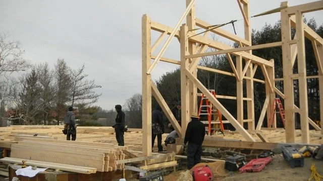 Post and Beam Construction Details — Groffdale Barns