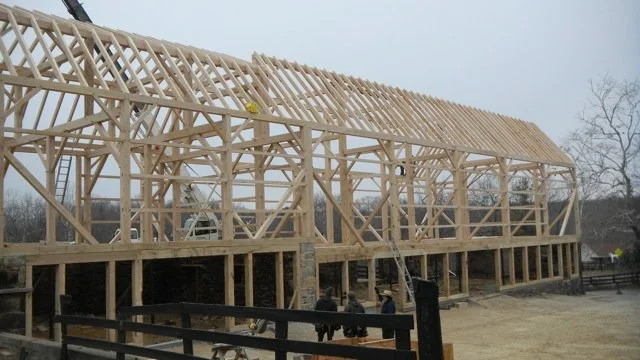 Post and Beam Construction Details — Groffdale Barns