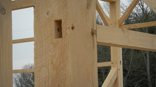 Post and Beam Construction Details — Groffdale Barns