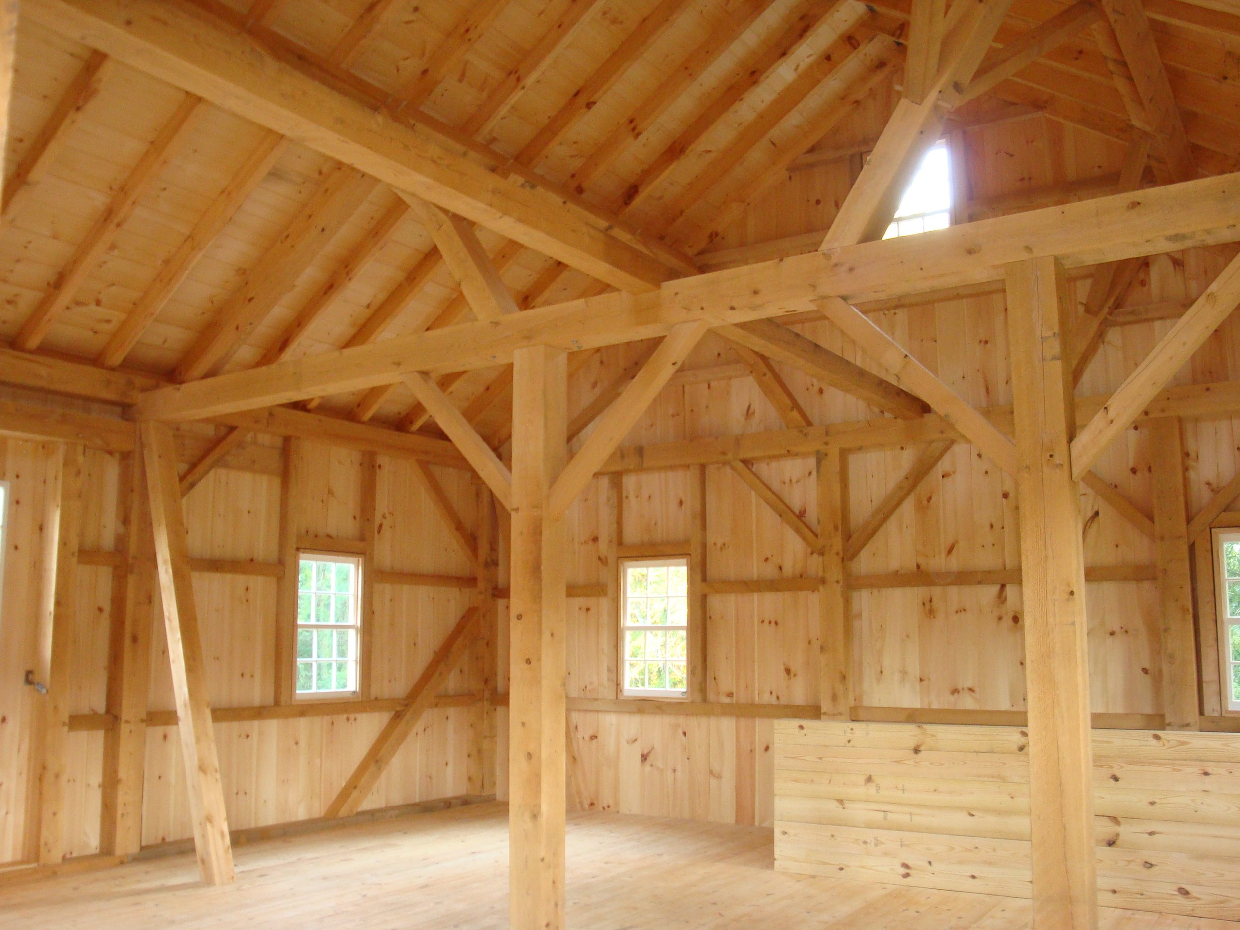 Post and Beam Construction Details — Groffdale Barns
