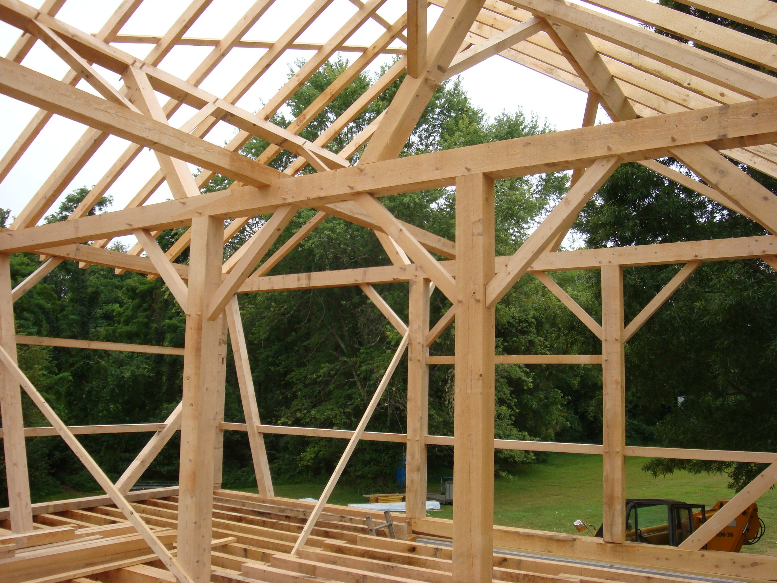 Post and Beam Construction Details — Groffdale Barns