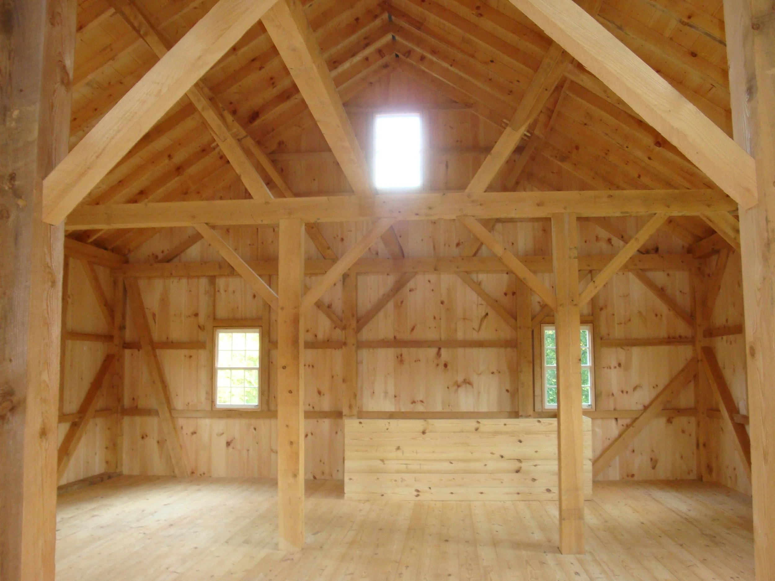 Post and Beam Construction Details — Groffdale Barns
