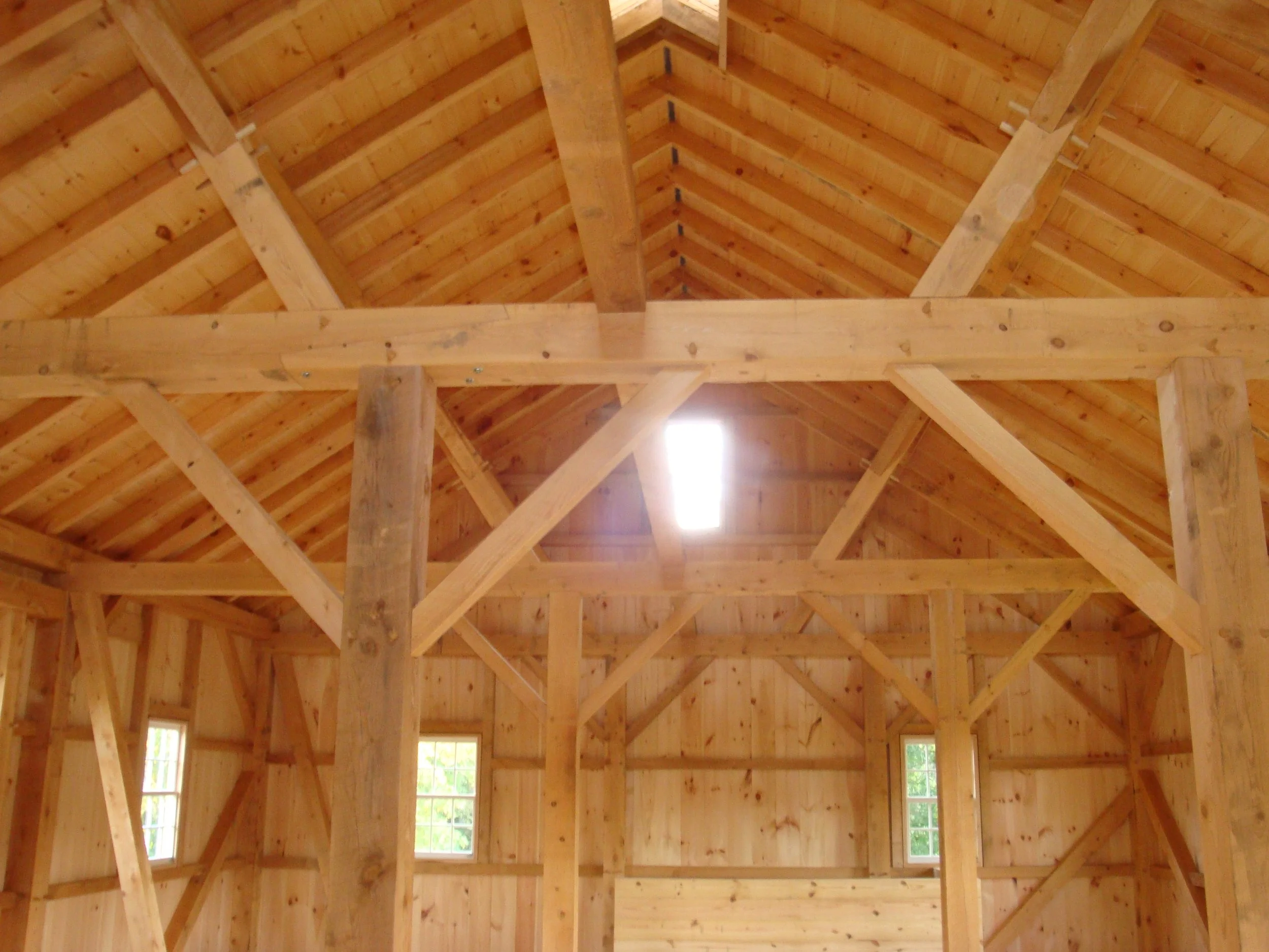 Post and Beam Construction Details — Groffdale Barns