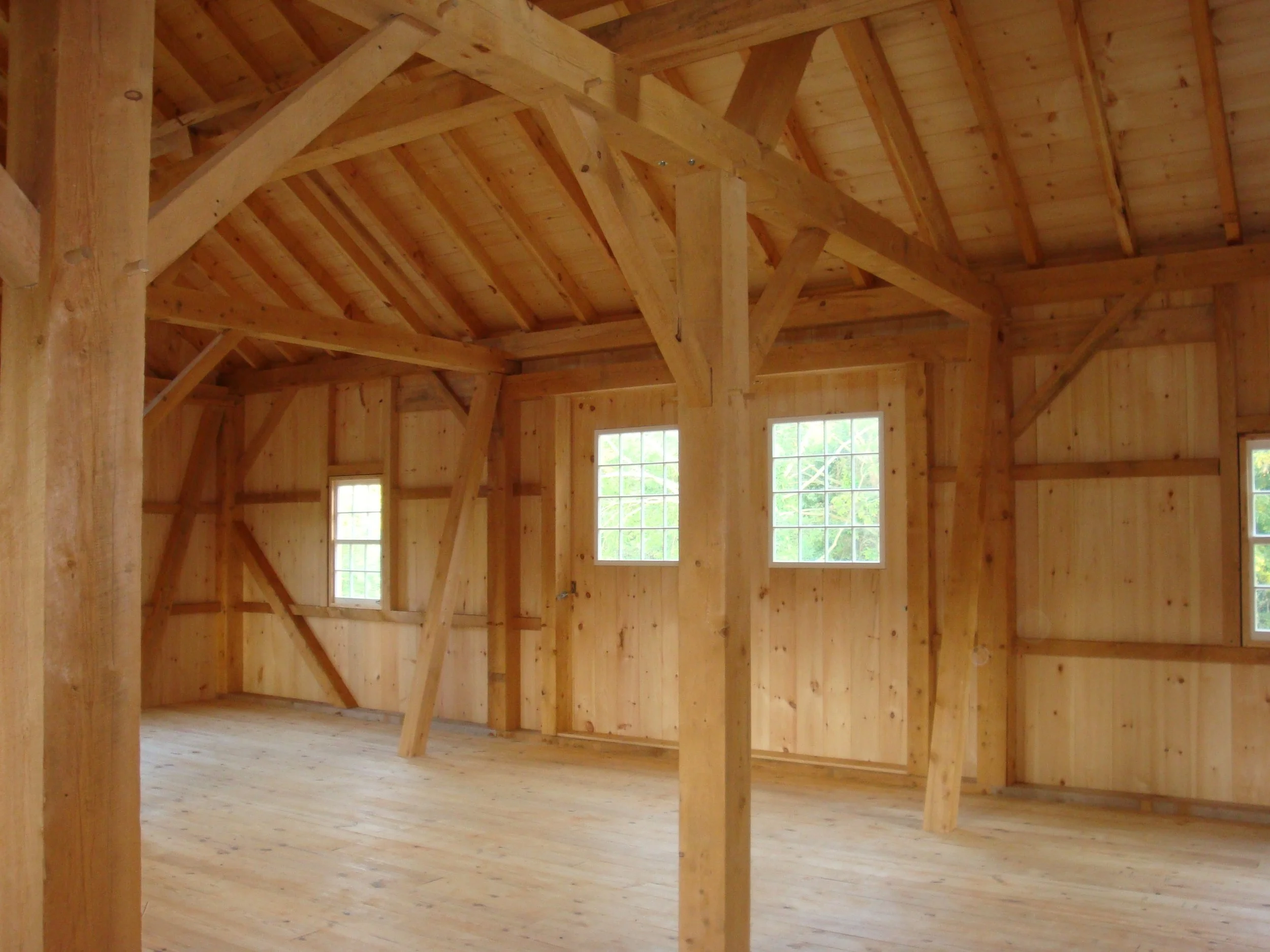 Post and Beam Construction Details — Groffdale Barns
