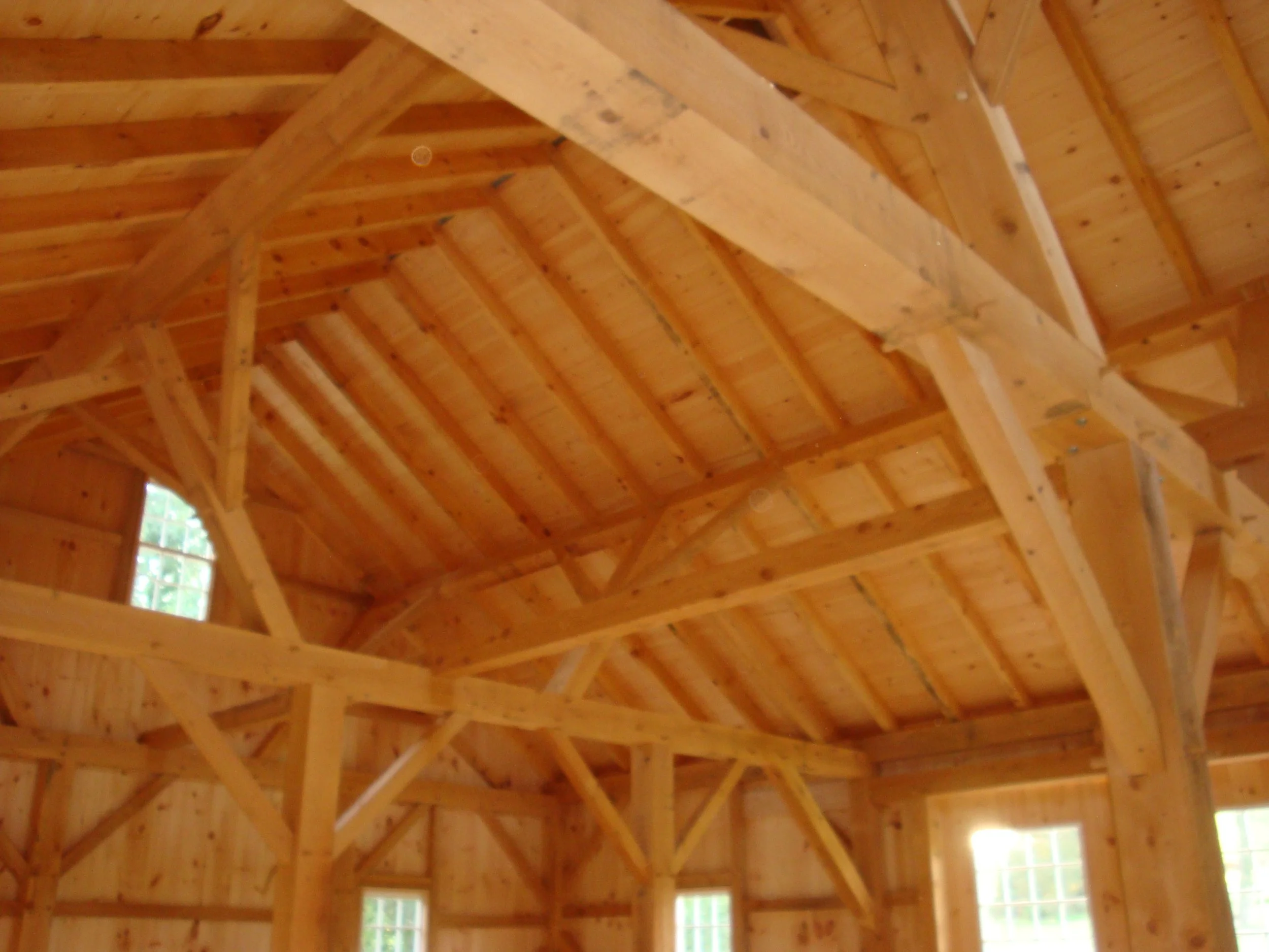 Post and Beam Construction Details — Groffdale Barns