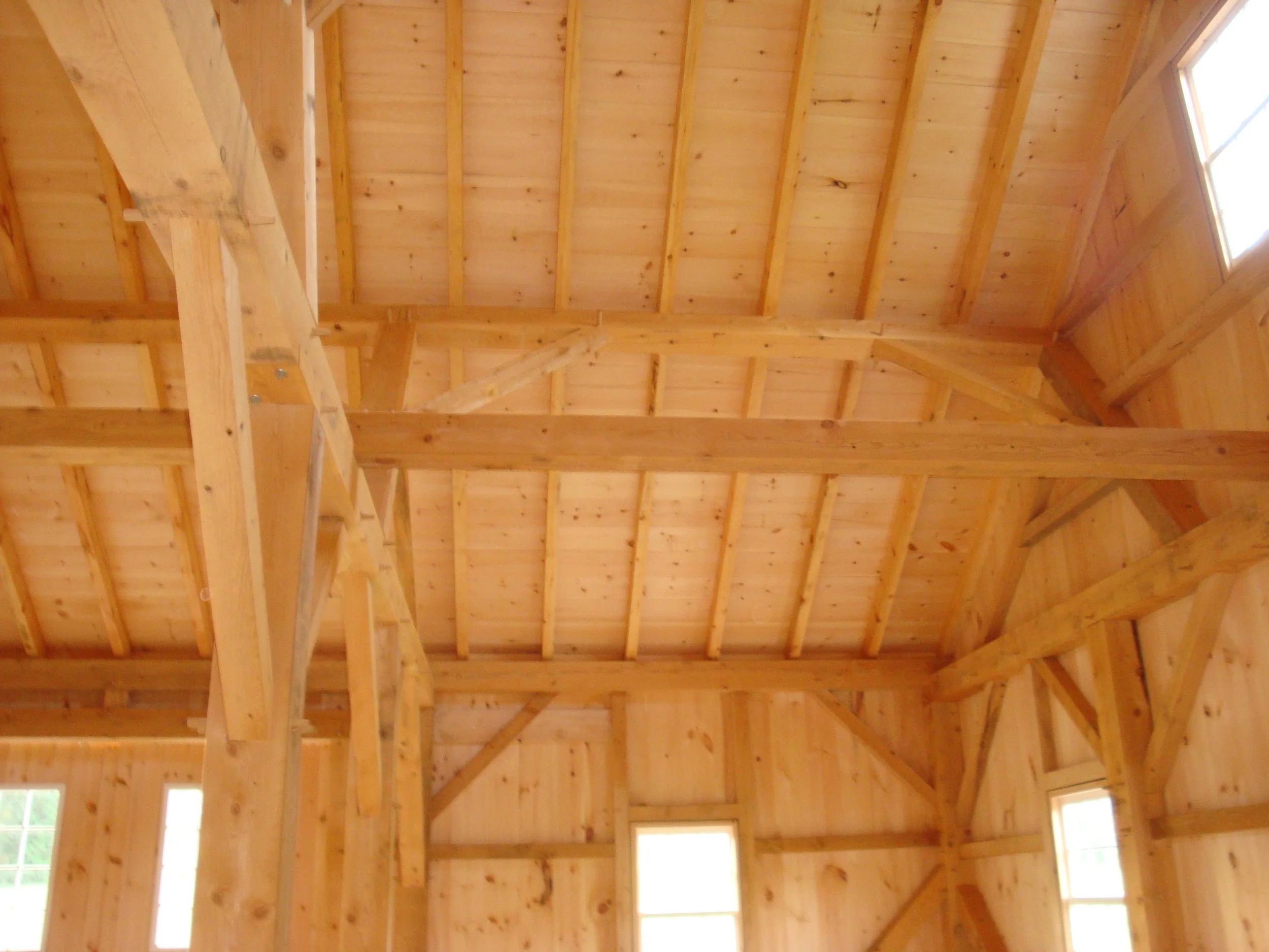 Post and Beam Construction Details — Groffdale Barns