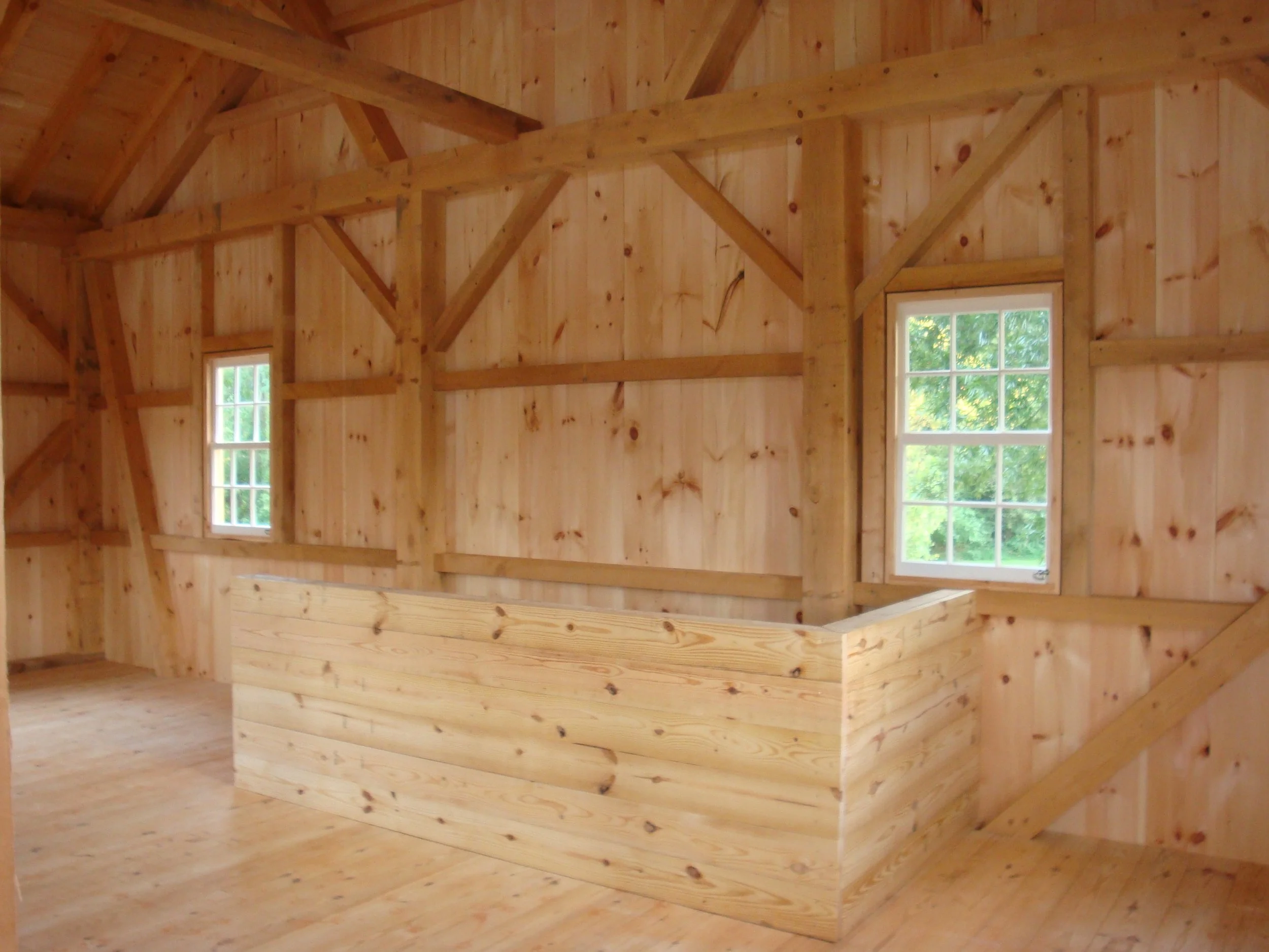 Post and Beam Construction Details — Groffdale Barns