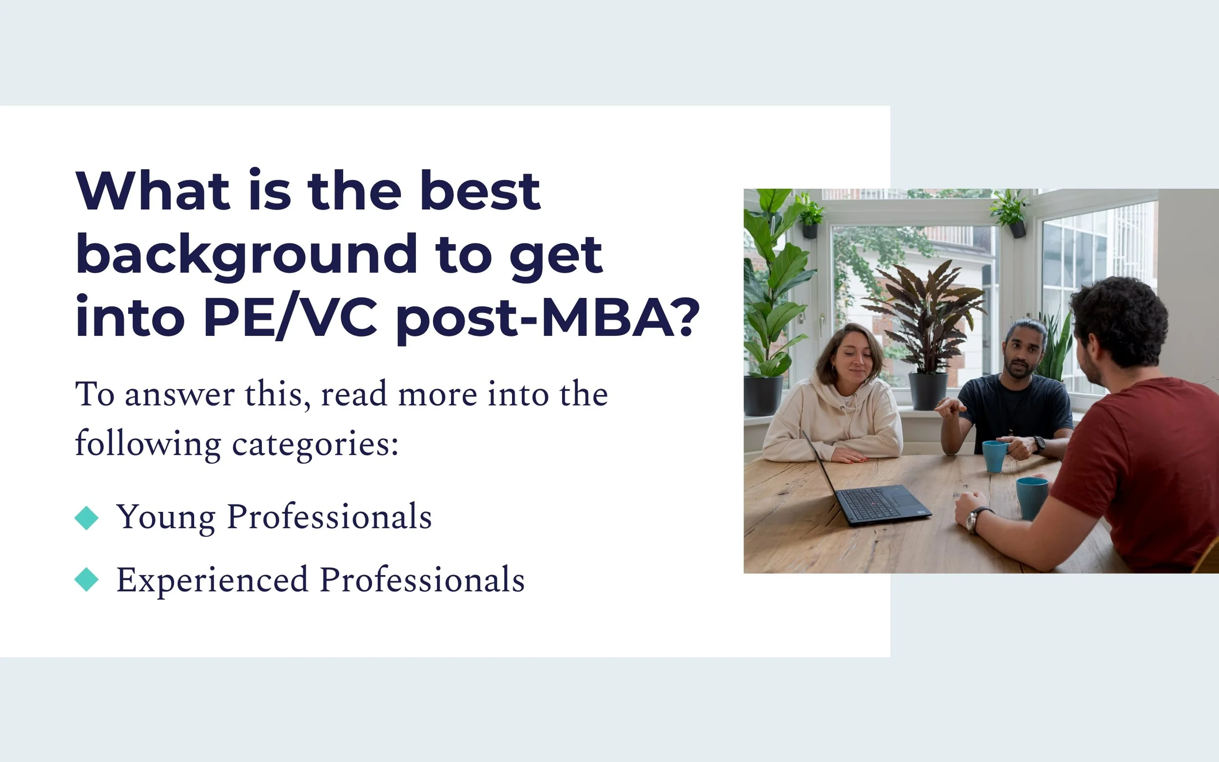 Interested in Private Equity /Venture Capital MBA opportunities? — MBA ...