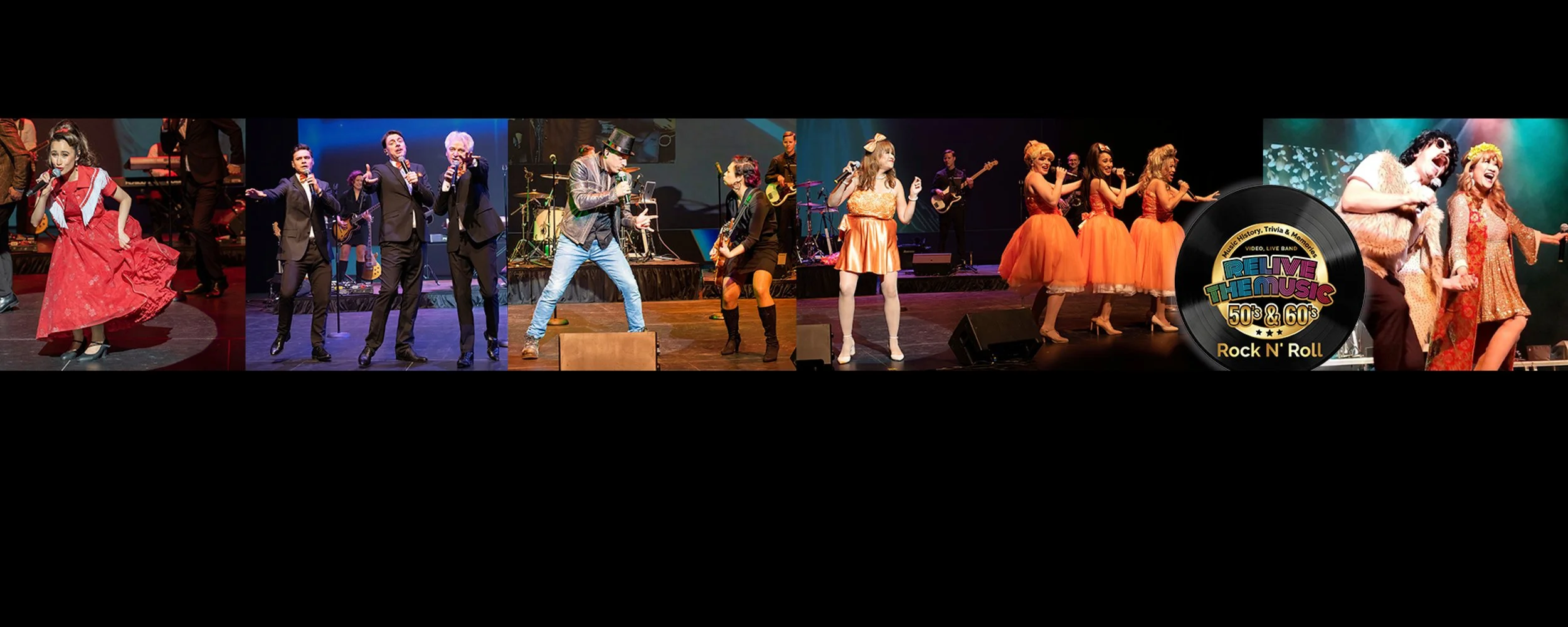 RELIVE THE MUSIC 50S & 60S ROCK N ROLL SHOW — The ACT Arts Centre