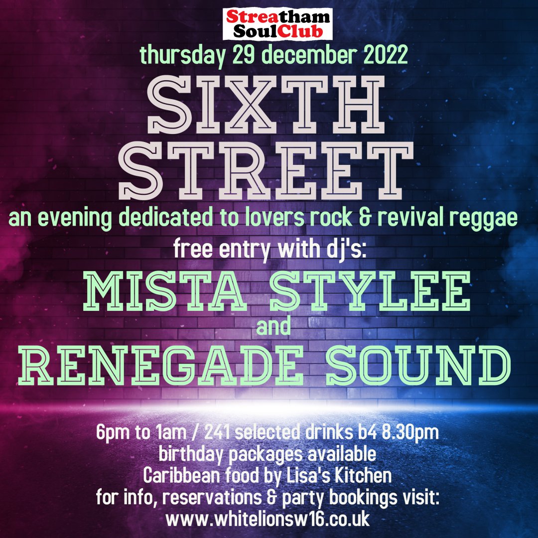 Events — The White Lion SW16