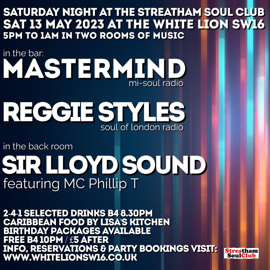 Events — The White Lion SW16