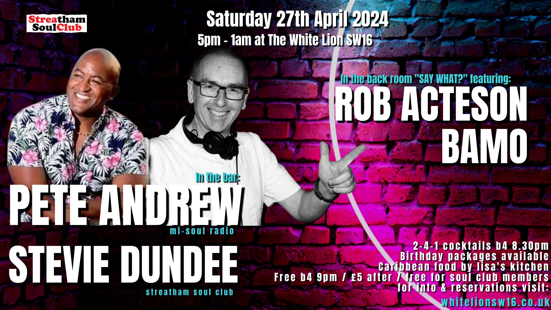 Events — The White Lion SW16