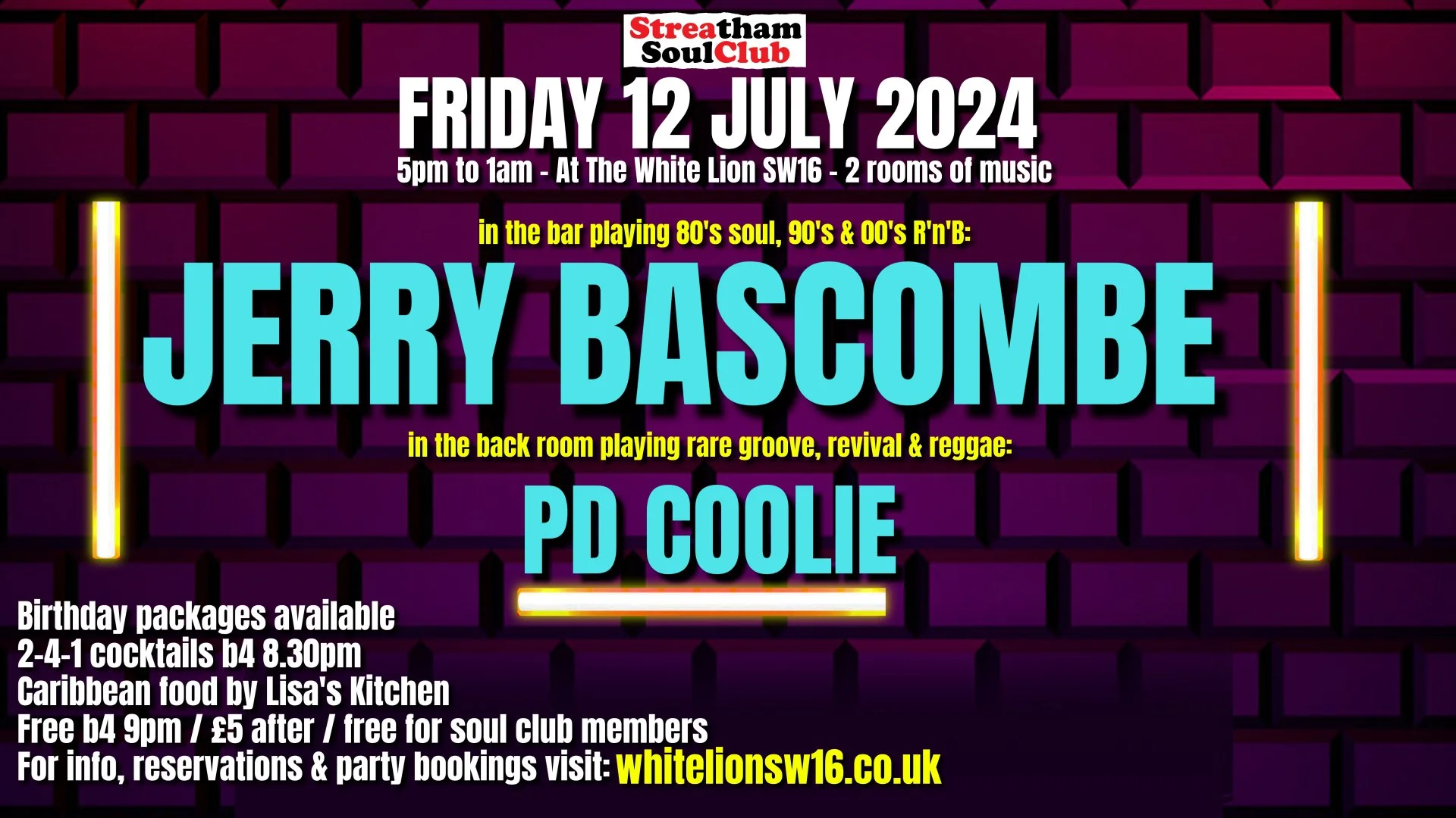 Events — The White Lion SW16