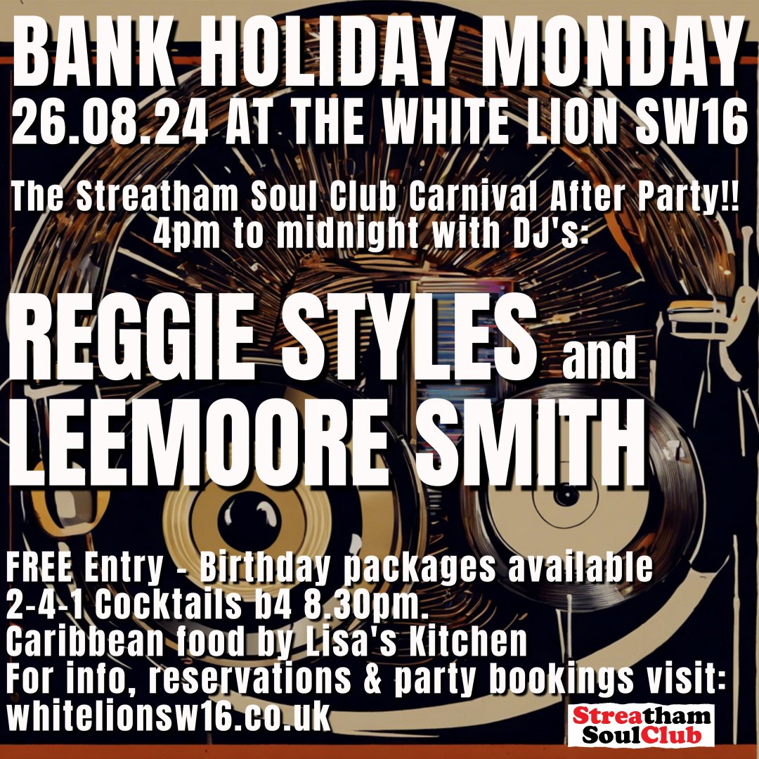 Events — The White Lion SW16
