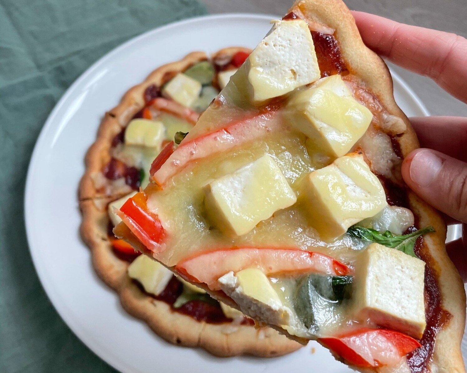 Low FODMAP BBQ Tofu Pizza — Gutivate