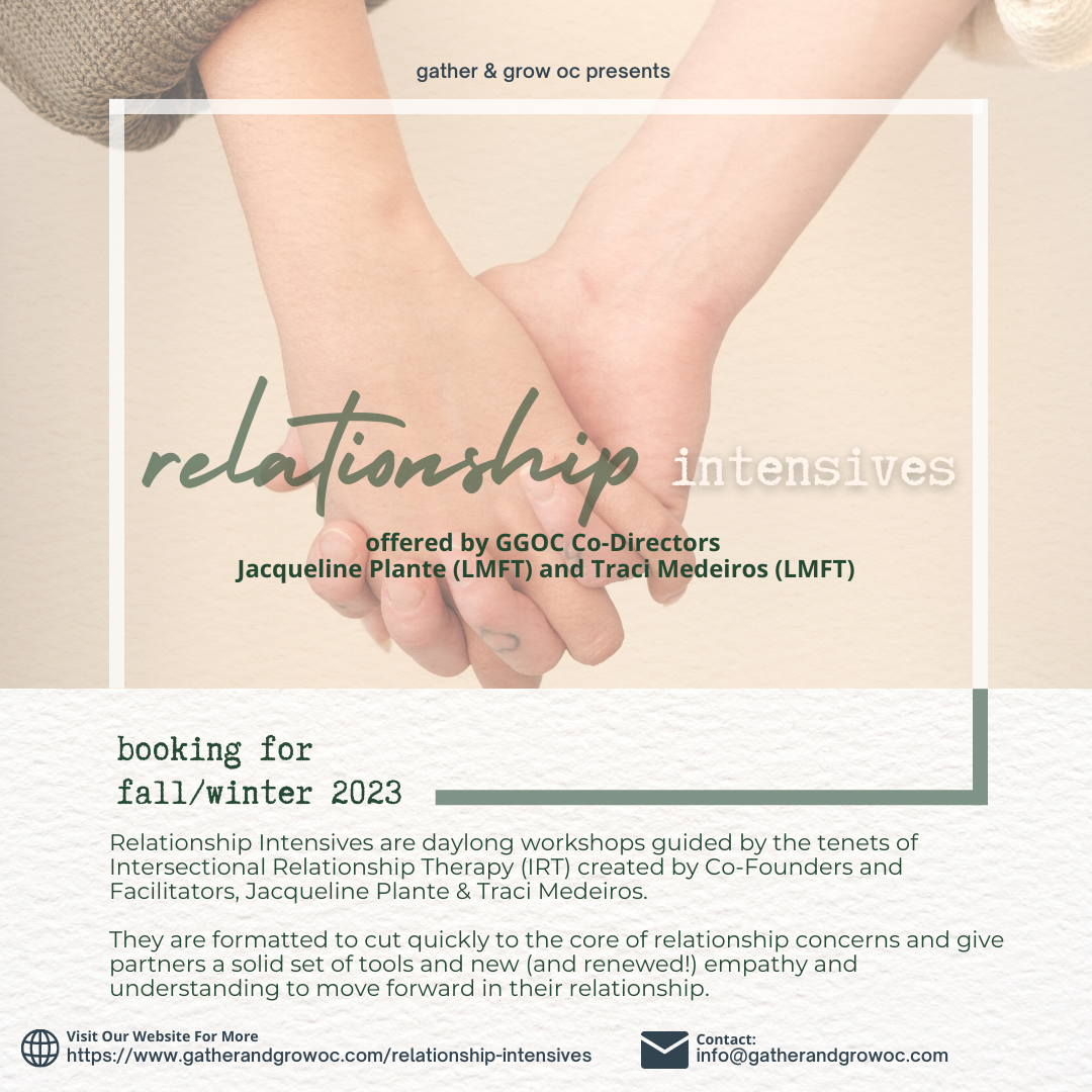 Now Booking Fall/Winter Relationship Intensives — Gather & Grow OC