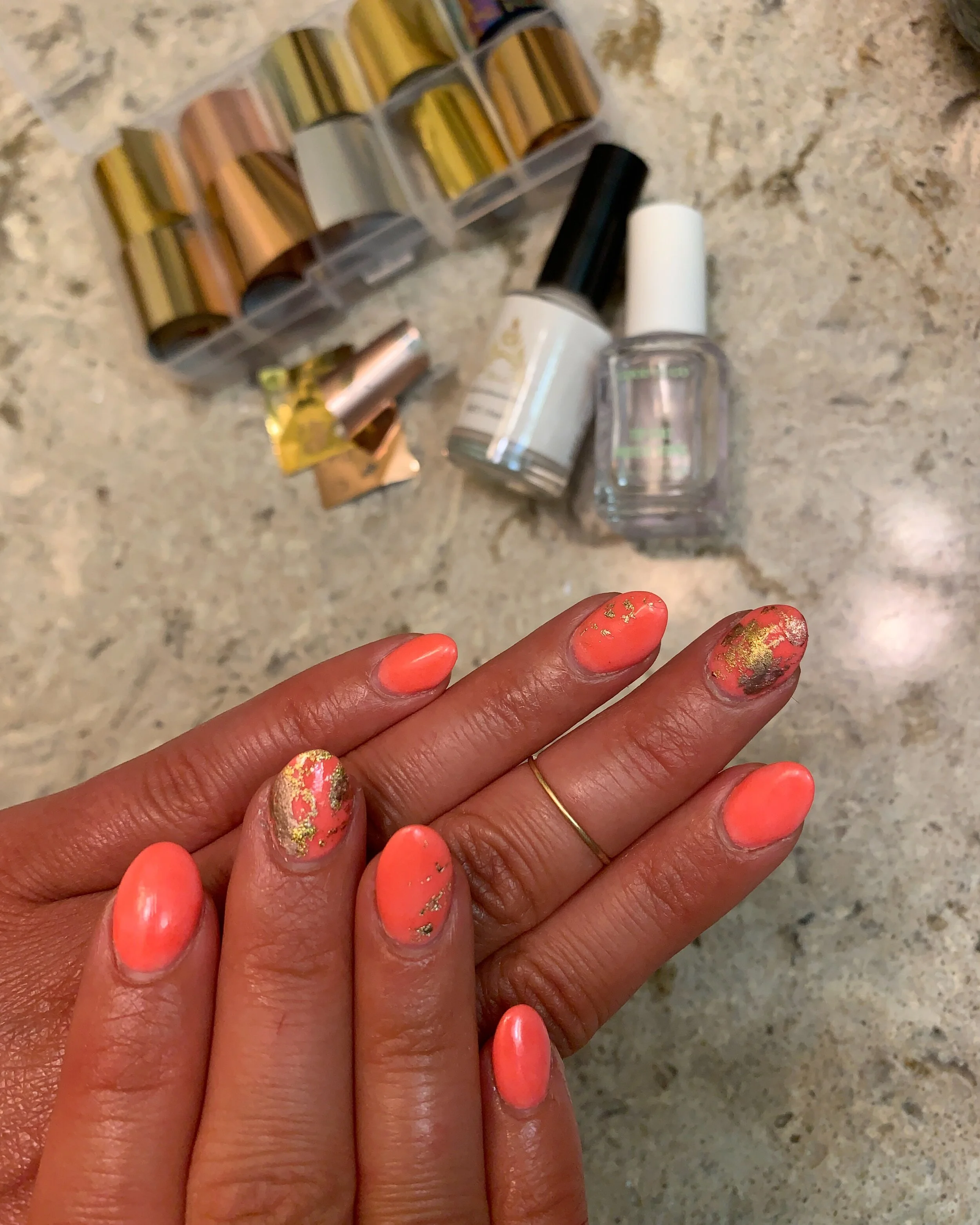 At Home Foil Nails — Cassidy Rae