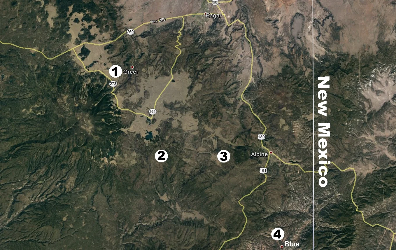 White Mountains / Eastern AZ Trails — AZOFFROAD.NET