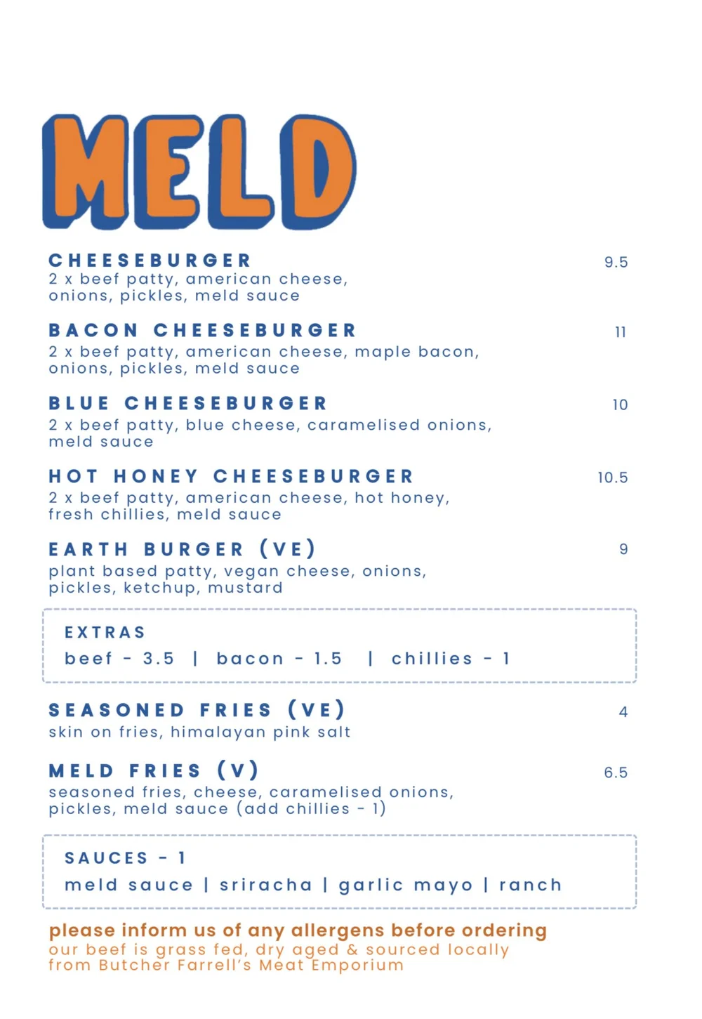 Meld Menu — Rivington Brewing Co