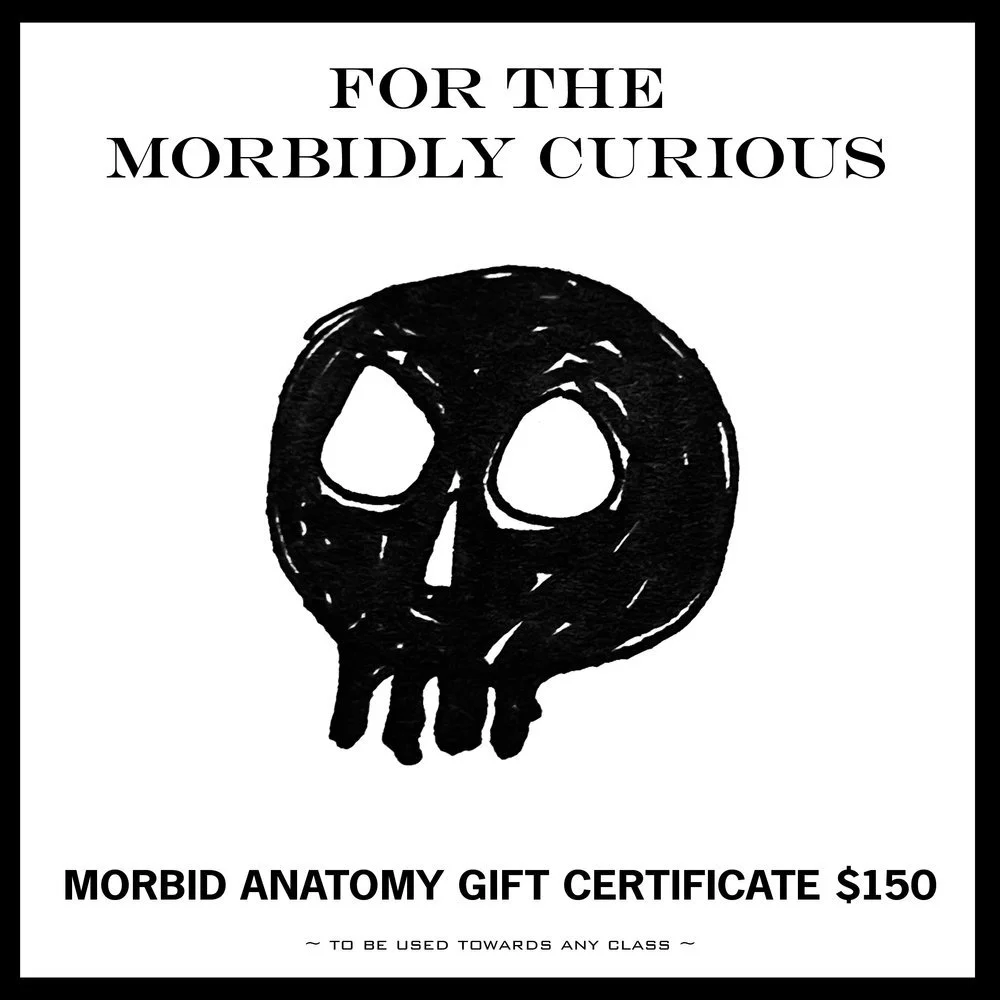 Full list of upcoming classes at Morbid Anatomy. Most are online and ...