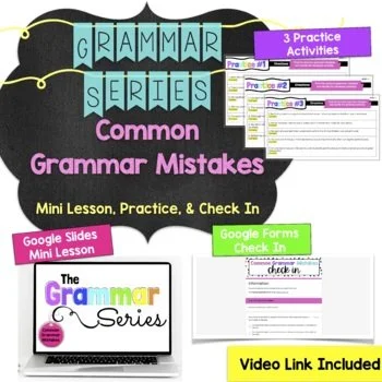 Basic Grammar Expectations for Middle Schoolers — Teaching Intentionally