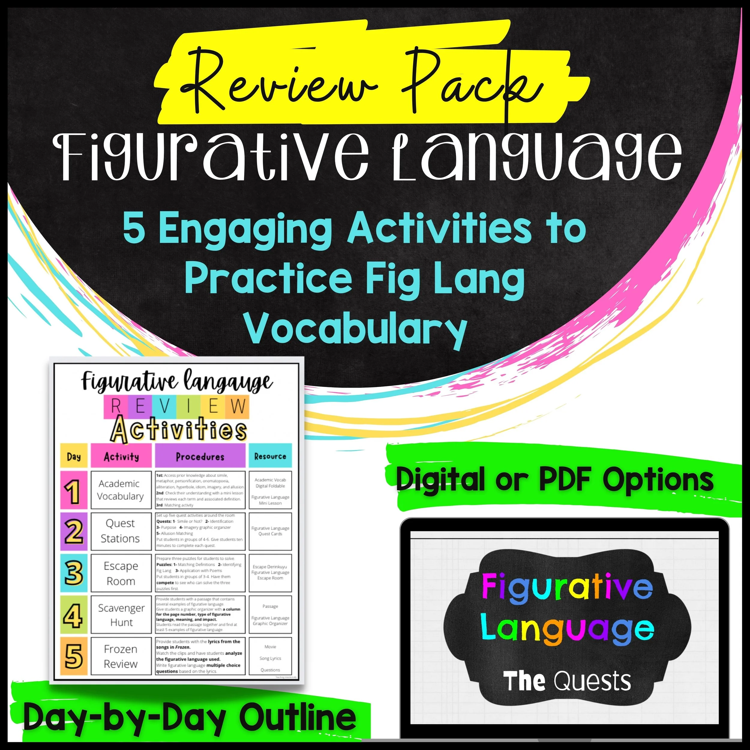 5 Day Plan to Review Figurative Language — Teaching Intentionally