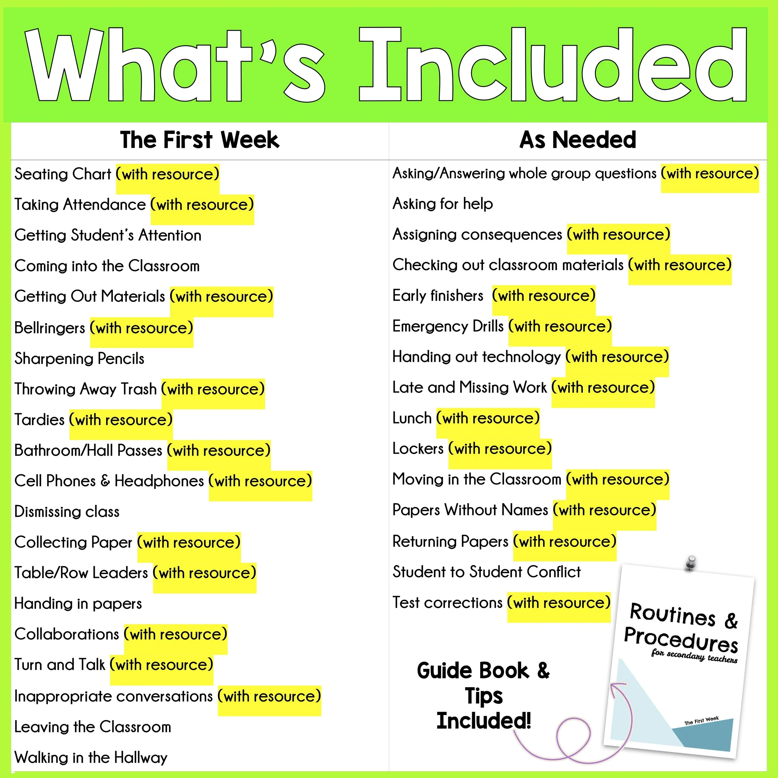 5 Essential Routines And Procedures For Middle School Students