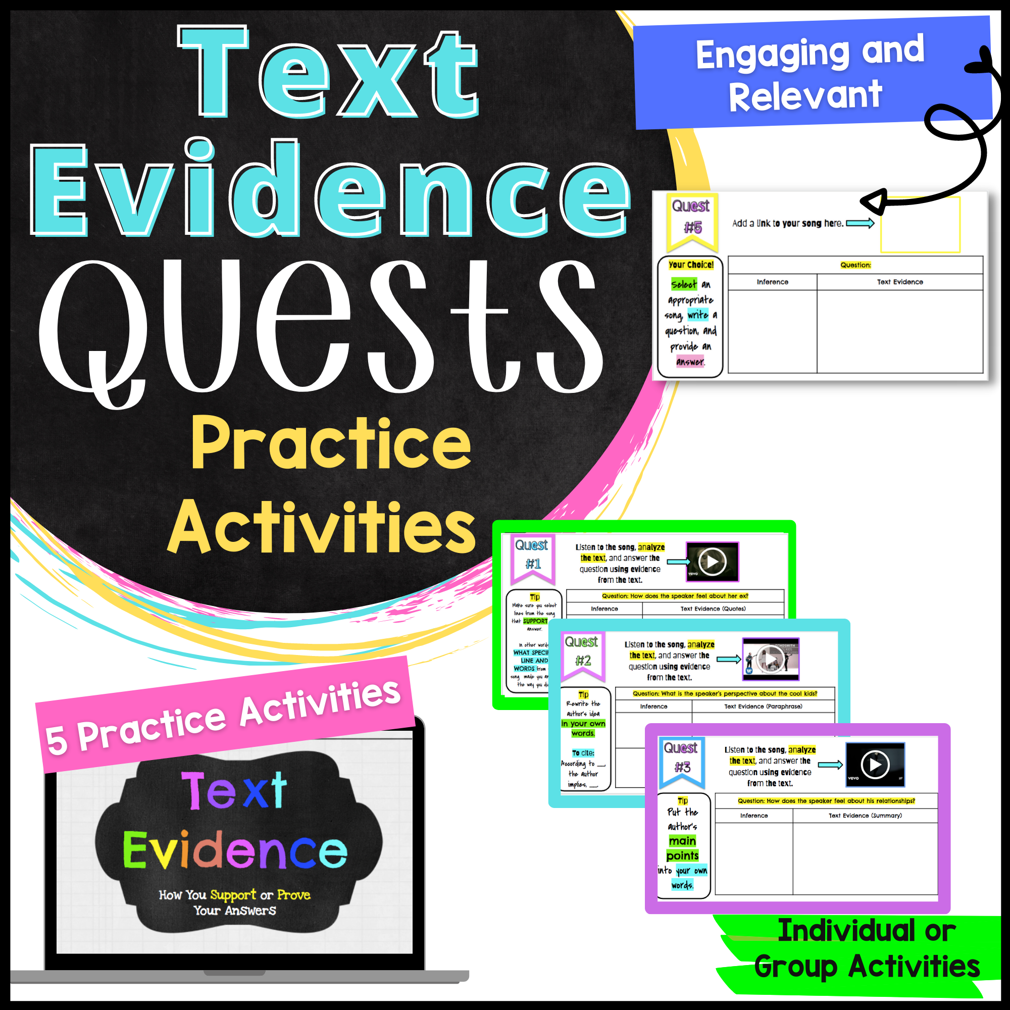 Text Evidence — Teaching Intentionally
