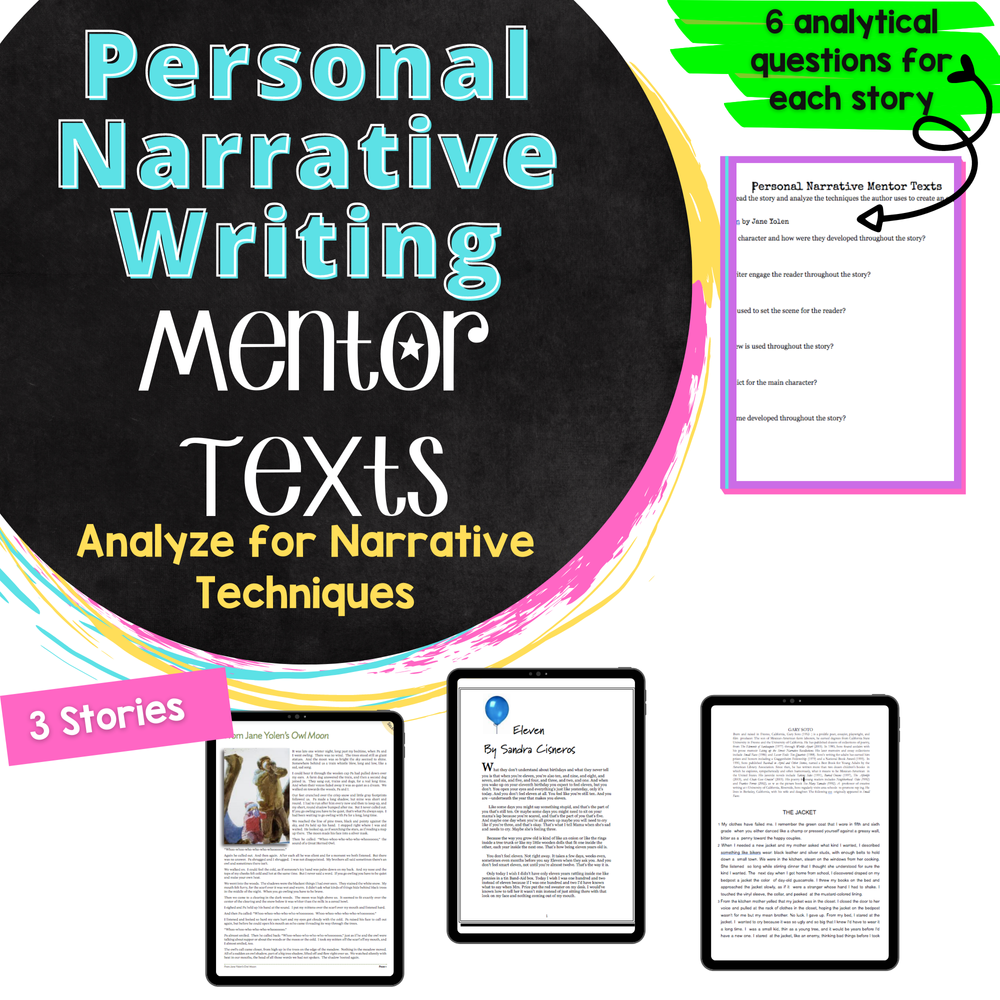 Narrative Writing — Teaching Intentionally