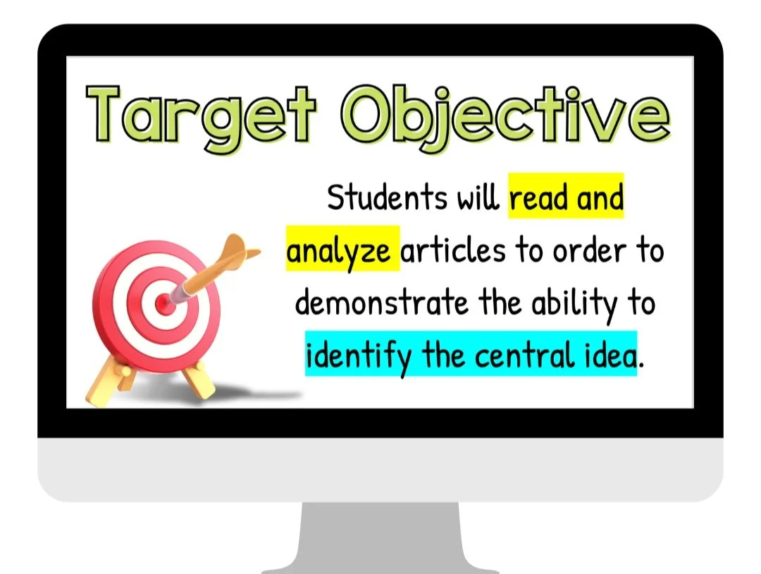 Middle School Applying Central Idea Activity — Teaching Intentionally