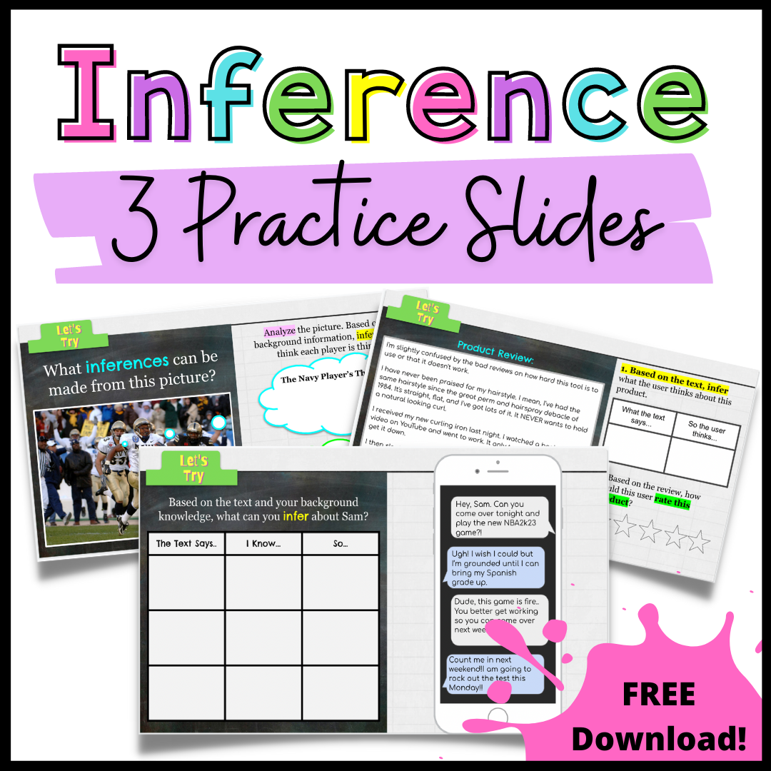 6 Ways to Teach Inference In Middle School — Teaching Intentionally
