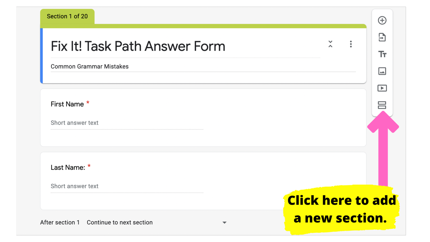How to Create a Self Grading Google Form for Grammar Assignments ...