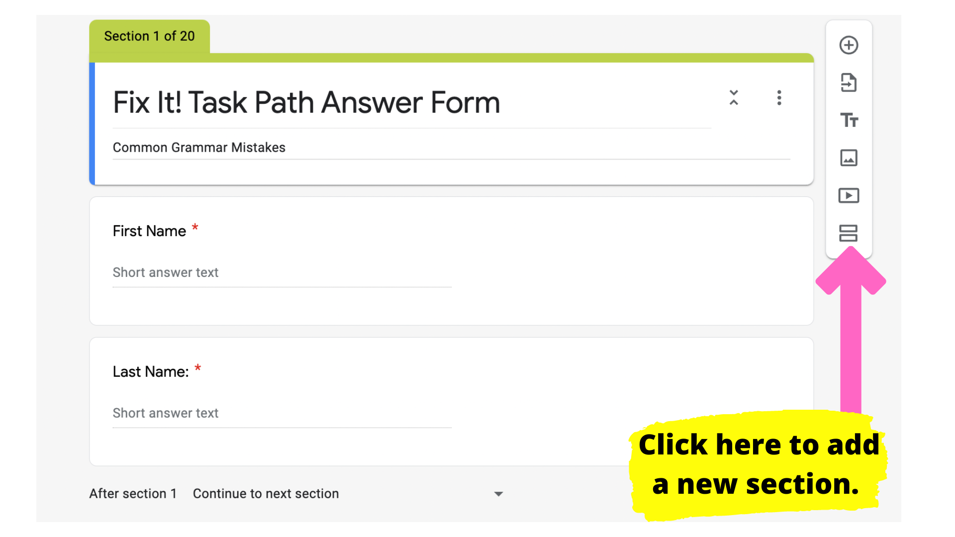 How to Create a Self Grading Google Form for Grammar Assignments ...