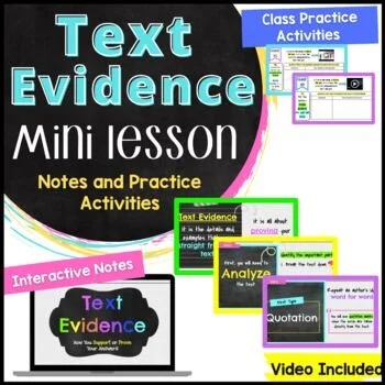 Text Evidence Strategies for Middle Schoolers — Teaching Intentionally