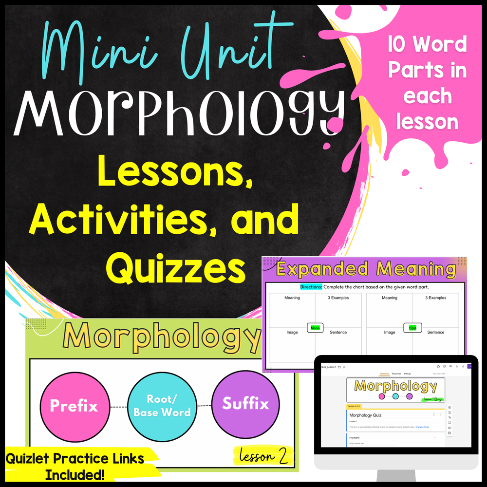 Morphology — Teaching Intentionally