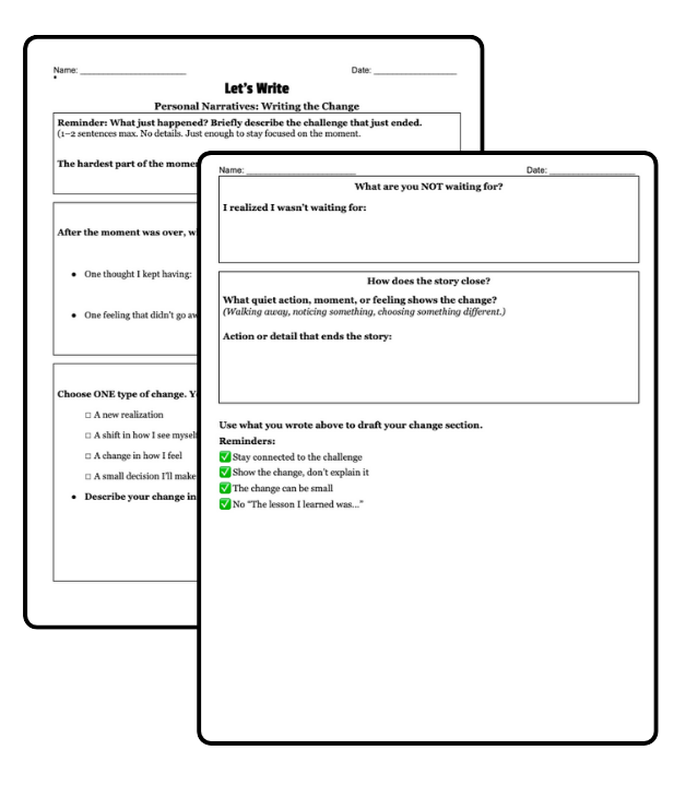 3 Steps to Help Your Students Write the Change Section of their ...