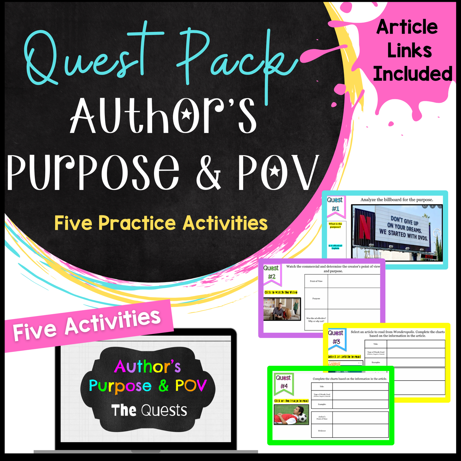 Author's Purpose & POV — Teaching Intentionally