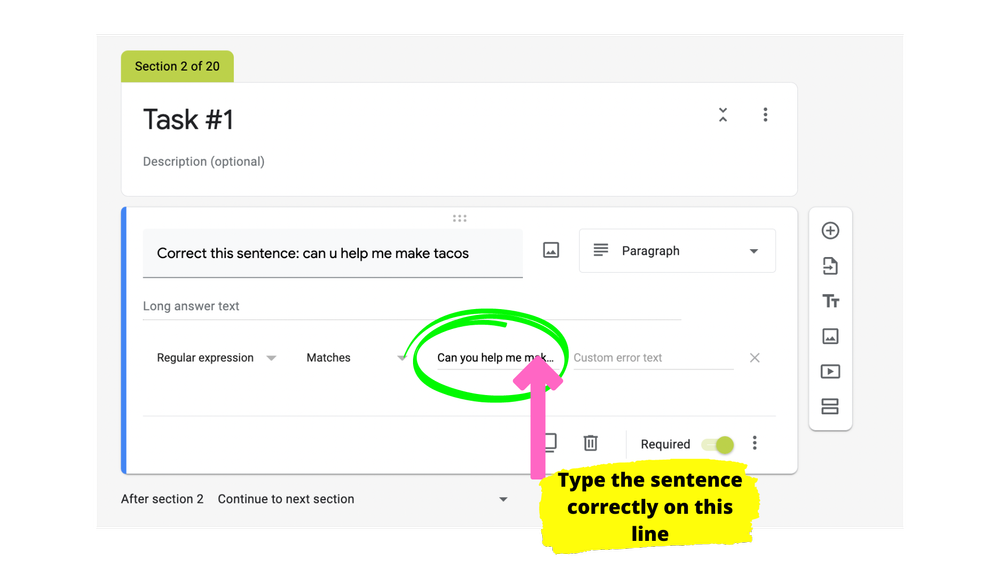 How to Create a Self Grading Google Form for Grammar Assignments ...