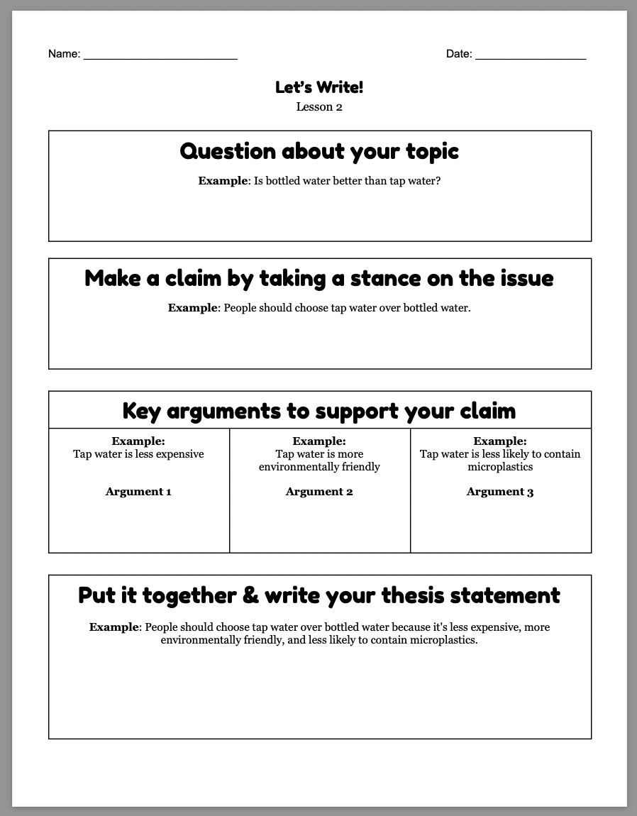 5 Strategies for Teaching Argumentative Writing — Teaching Intentionally