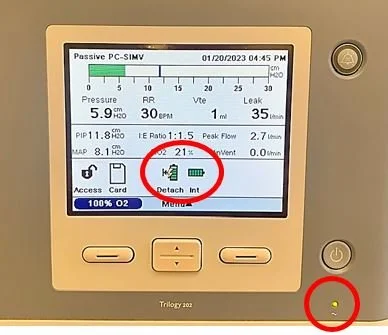 ALERT: How to check settings and alarms on the Respironics Trilogy 200 ...