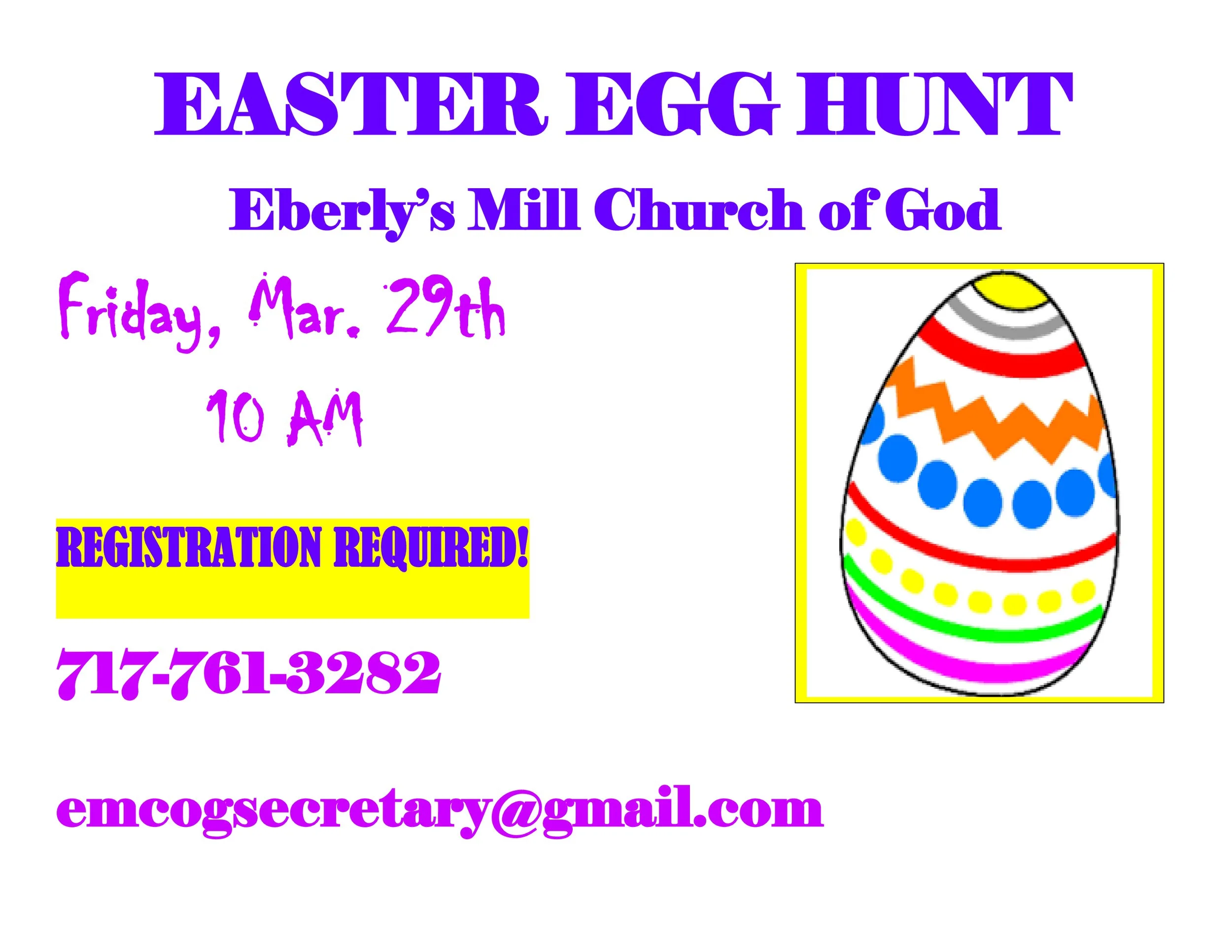 New Events — Eberly's Mill Church of god
