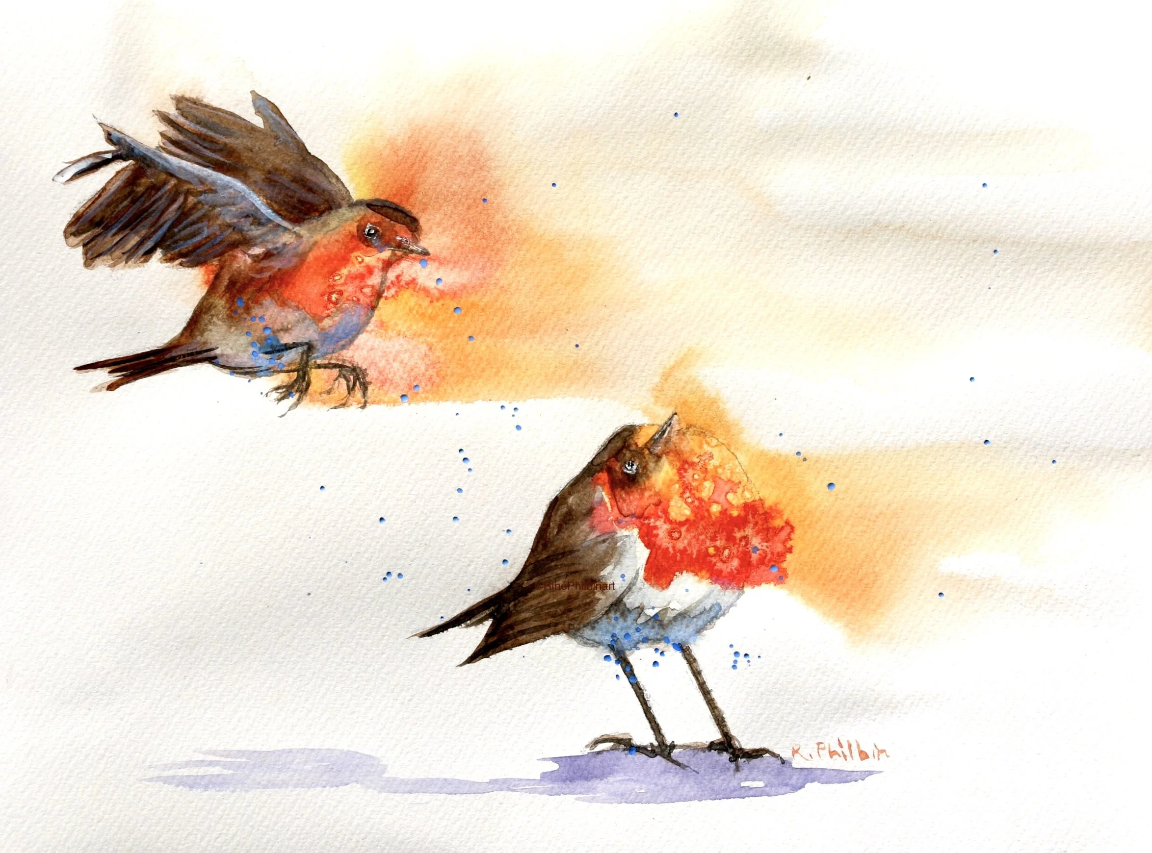 Birds — Rine Philbin Art original Irish art