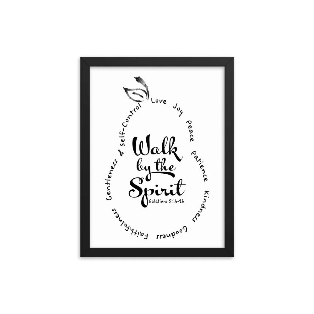 Walk by the Spirit Framed Poster — The Exalted Christ