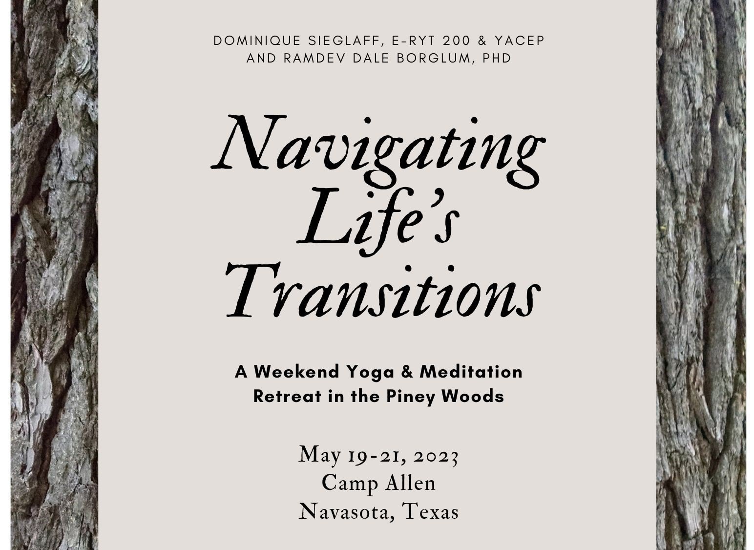 Navigating Life's Transitions - A Yoga & Meditation Retreat — Yoga for ...