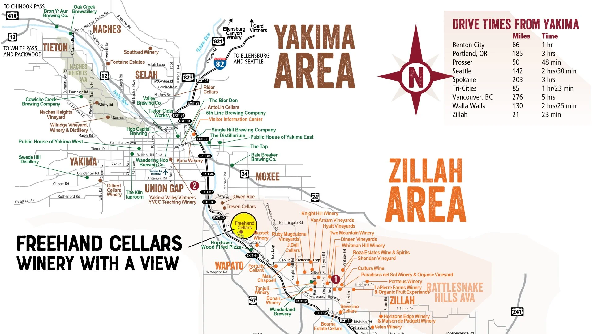 PLAN A TRIP — Freehand Cellars - Yakima, WA
